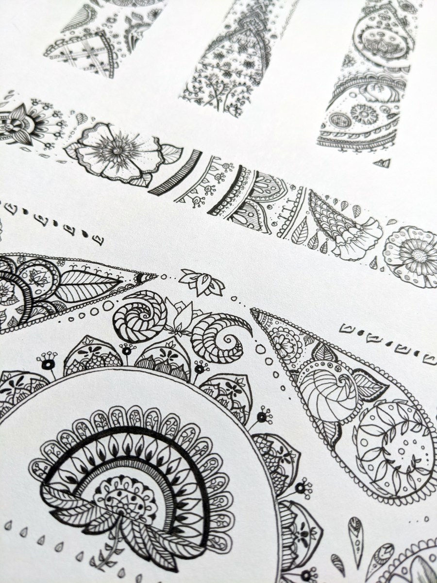 Micron Pen Drawings – Emily True